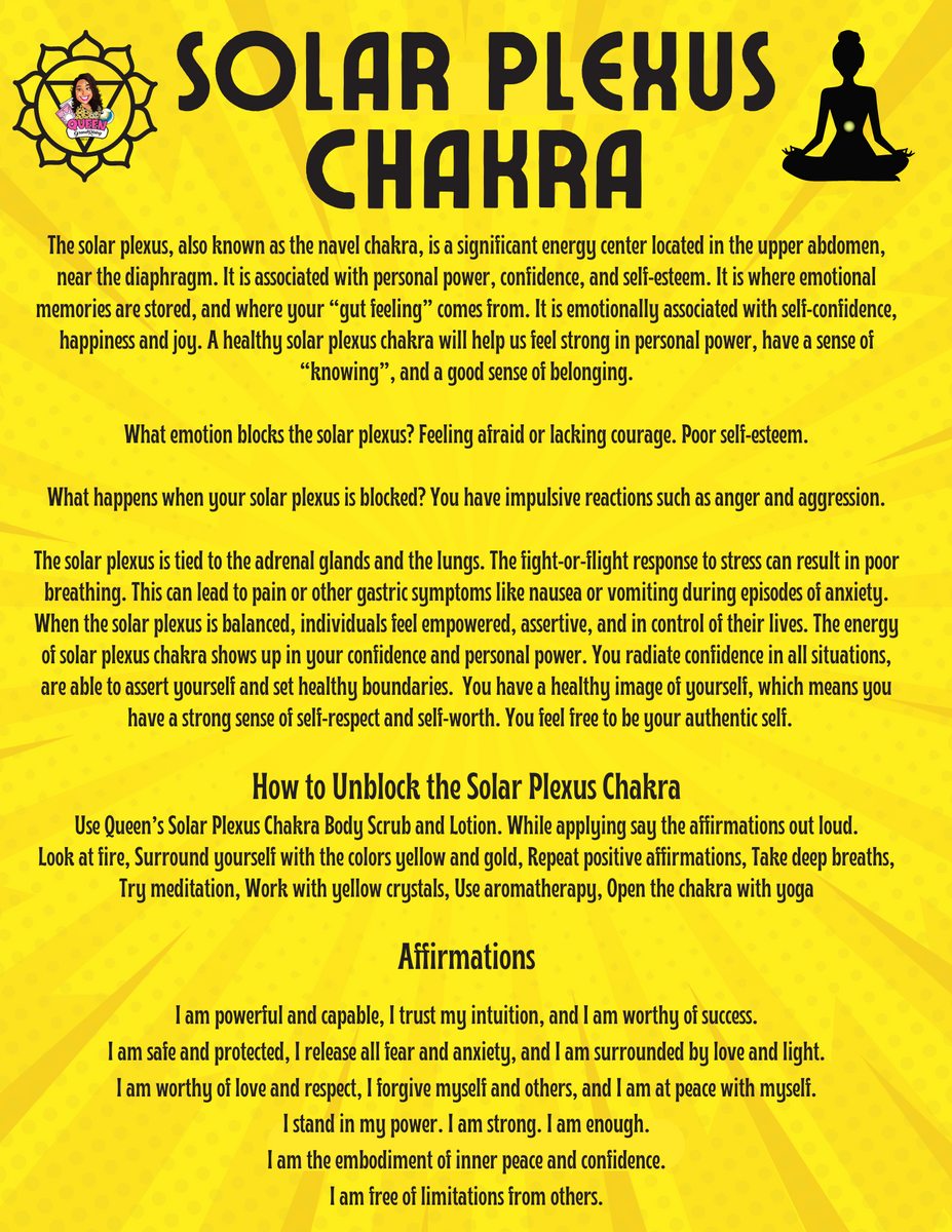 Solar Plexus Chakra Collection infused with Citrine & Reiki blessed by ...